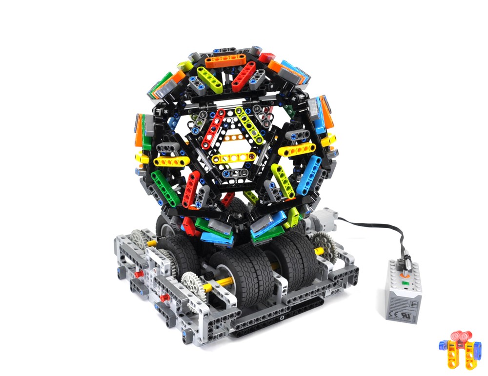 Lego Moc Engine For Regular Isocahedron Kinetic By Xilanium
