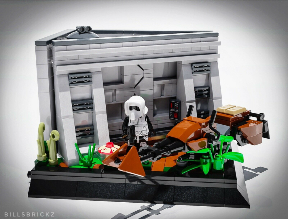 Lego Moc Shield Generator Bunker By Billsbrickz Rebrickable Build