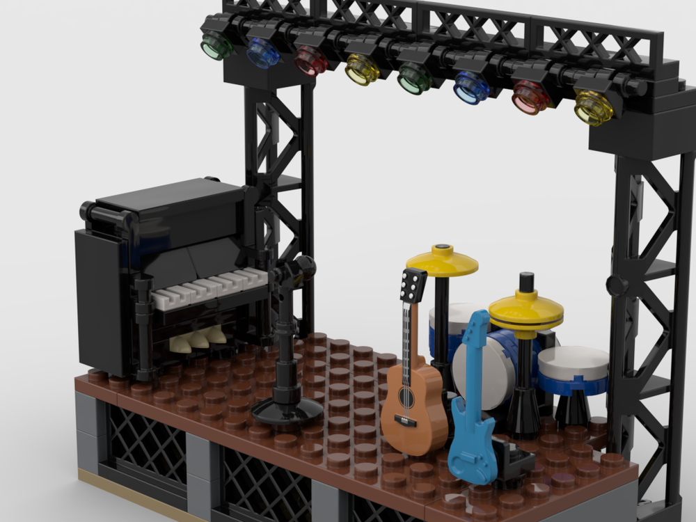 LEGO MOC Music Stage by tiboe | Rebrickable - Build with LEGO