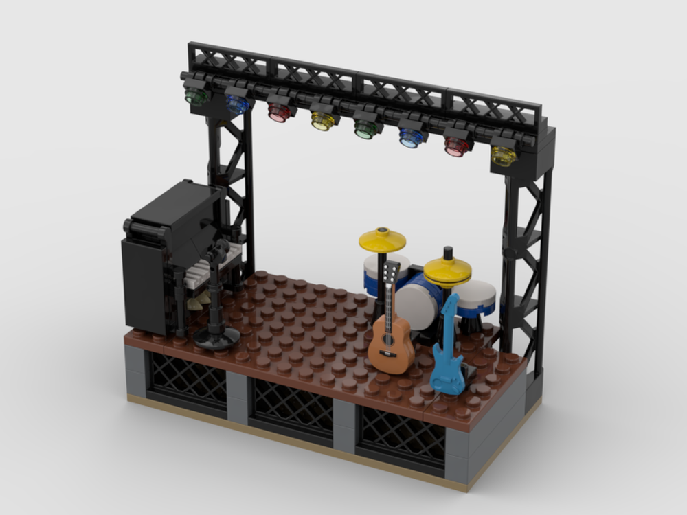 LEGO MOC Music Stage by tiboe | Rebrickable - Build with LEGO