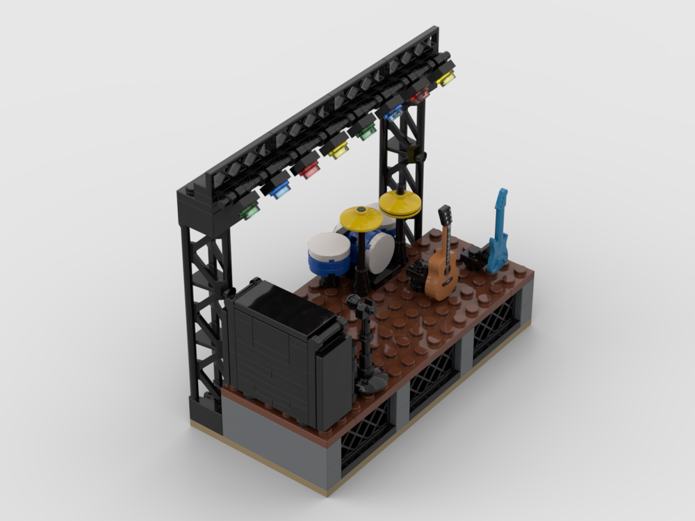 LEGO MOC Music Stage by tiboe | Rebrickable - Build with LEGO