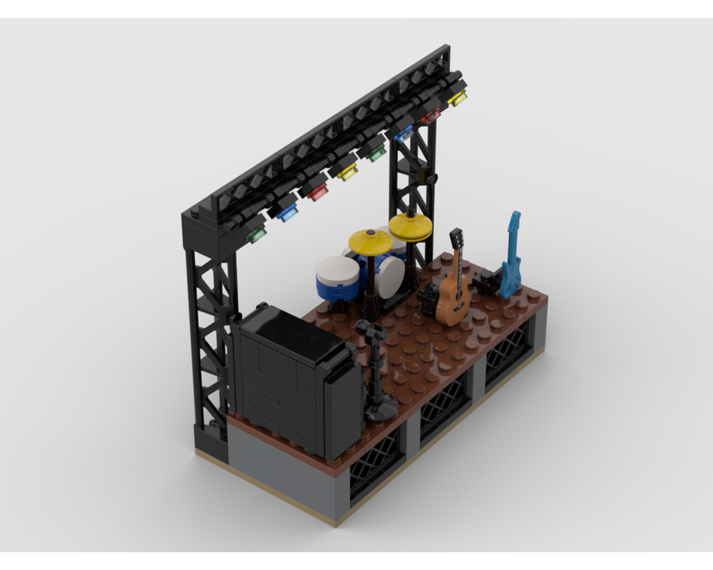 LEGO MOC Music Stage by tiboe | Rebrickable - Build with LEGO