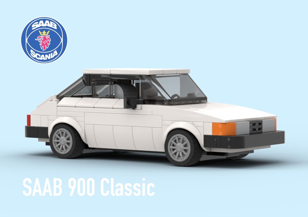 LEGO MOC Saab 900 Classic by 1_corn | Rebrickable - Build with LEGO