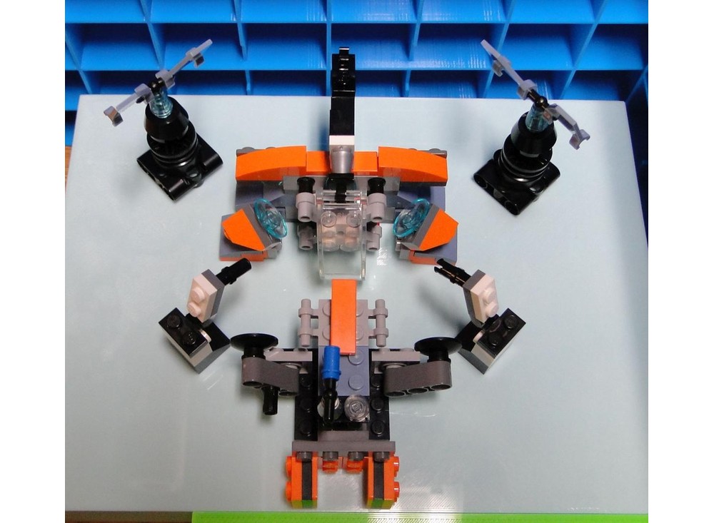 LEGO MOC Cyber Drone Lockdown by E_Ryde | Rebrickable - Build with LEGO