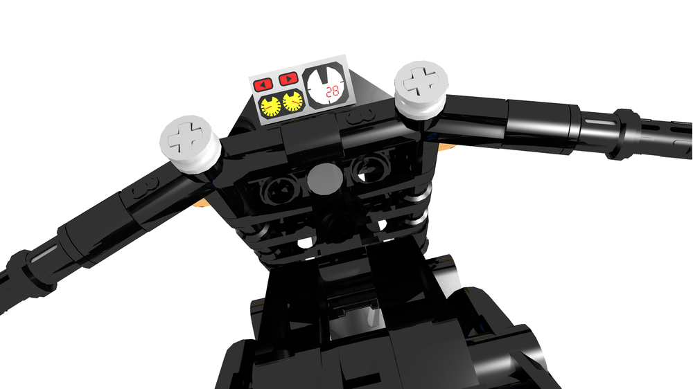 LEGO MOC Pullback Motorcycle by Hedgie | Rebrickable - Build with LEGO