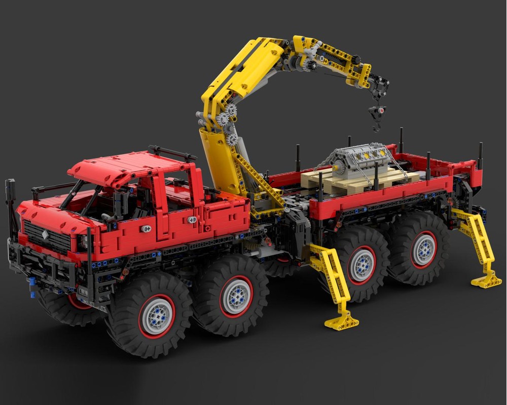 LEGO MOC 8x8 Articulated Truck (Enhanced Edition) by Nico71 ...