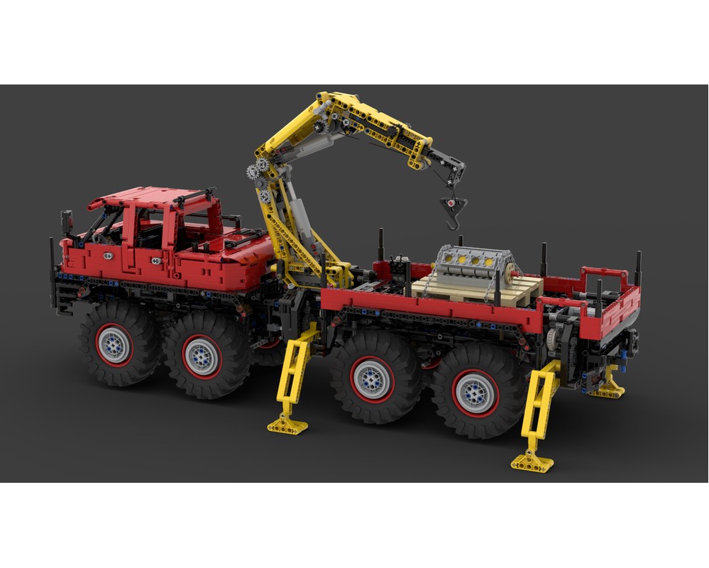 LEGO MOC 8x8 Articulated Truck (Enhanced Edition) by Nico71 ...