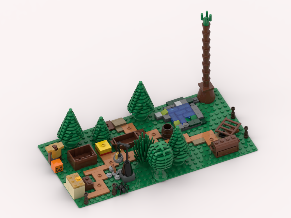 LEGO MOC Modular Forest Part 1: The Camp by lbwrt | Rebrickable - Build ...