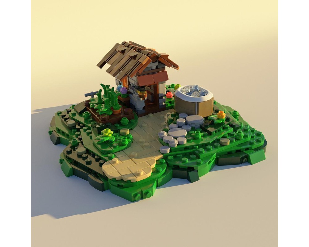 LEGO MOC Backyard Shed by ClassyWeasel | Rebrickable - Build with LEGO