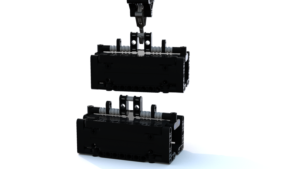 LEGO MOC Stackable Container by Laepog | Rebrickable - Build with LEGO