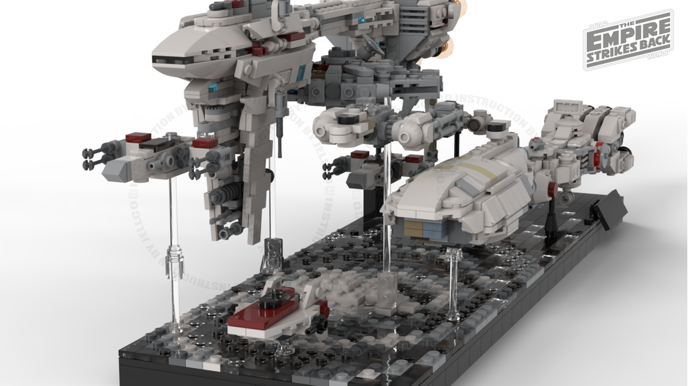 LEGO MOC Micro Diorama EPISODE 5 : Ending... REBEL FLEET by jellco ...