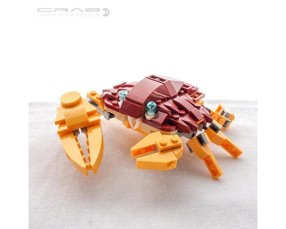 LEGO MOC Crab by dvdliu | Rebrickable - Build with LEGO