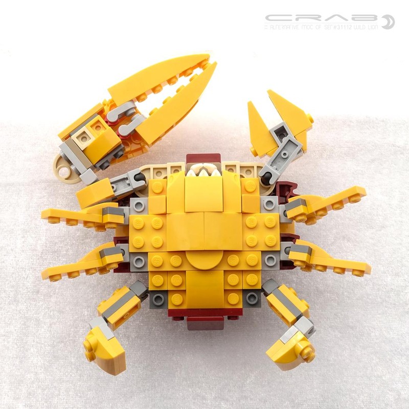 LEGO MOC Crab by dvdliu | Rebrickable - Build with LEGO