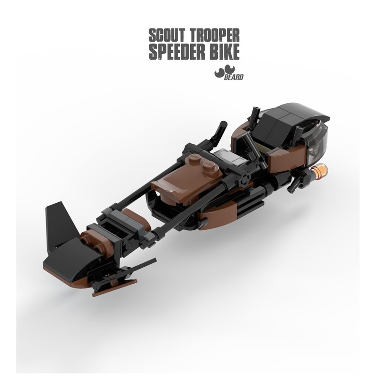 LEGO MOC scout trooper speeder bike by beardLB | Rebrickable - Build ...