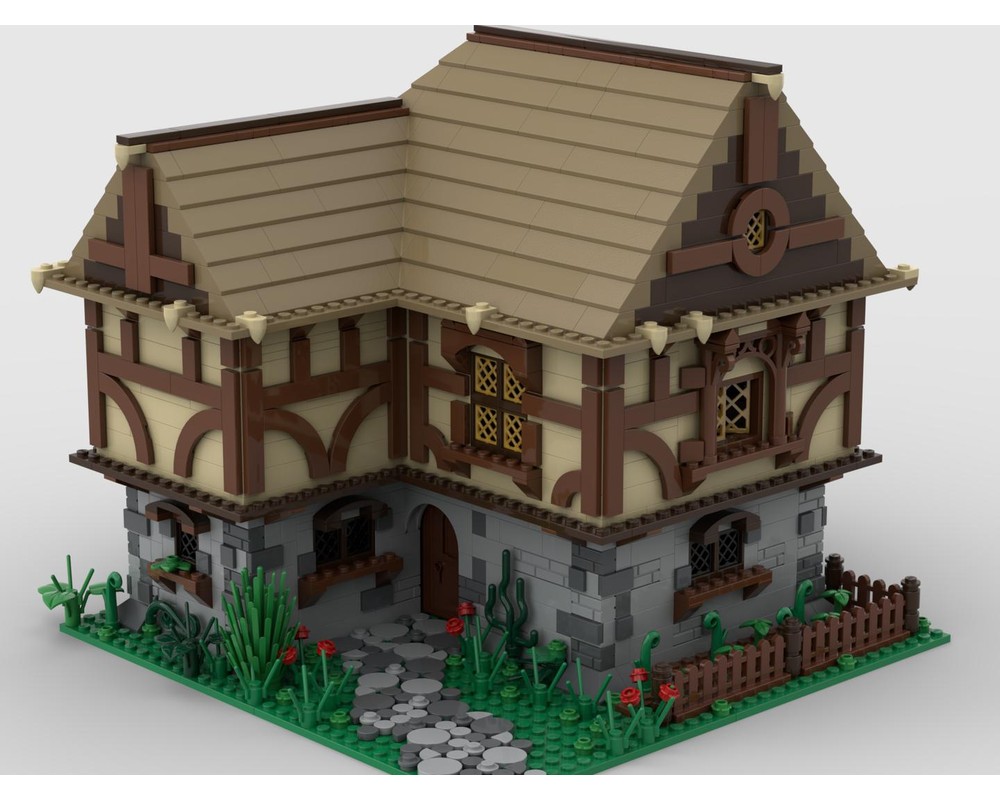 LEGO MOC Medieval House by Cosmo_irgendwas | Rebrickable - Build with LEGO