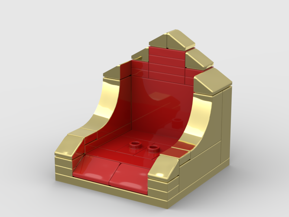 LEGO MOC mr gold's throne by BEAR MOCS | Rebrickable - Build with LEGO