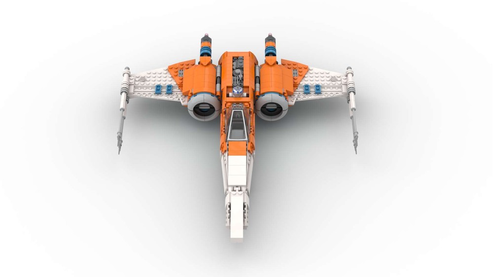 LEGO MOC 75273 Poe Dameron's x wing T70 accuracy mod (The Rise of ...