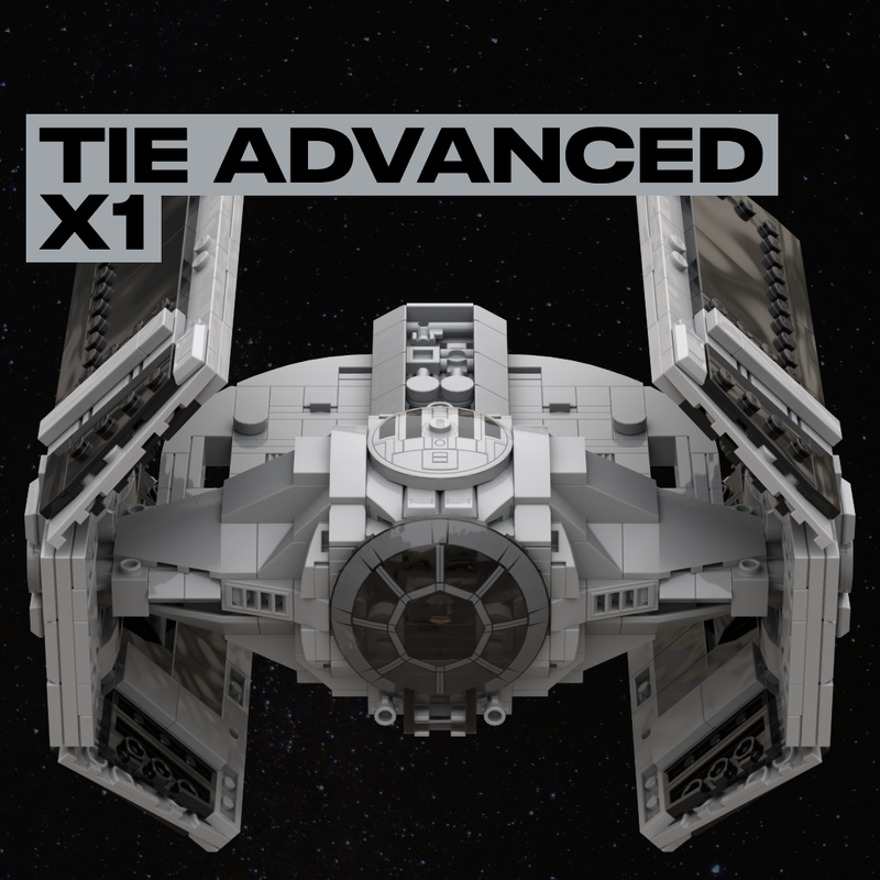 LEGO MOC-71736 TIE-Advanced x1 (TIE/ad) by scruffybrickherder ...