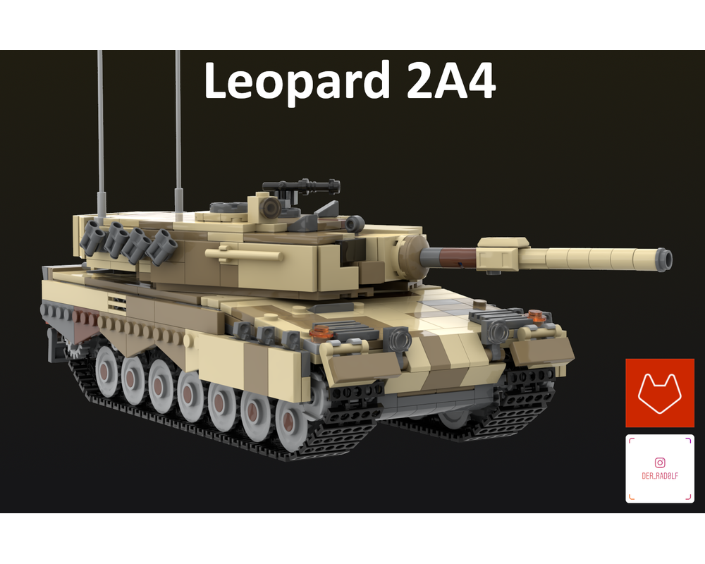 LEGO MOC Leopard 2A4 by rad0lf | Rebrickable - Build with LEGO