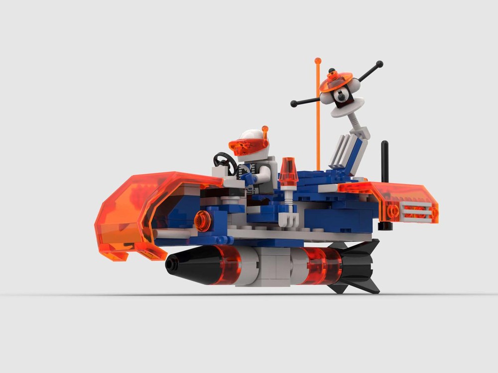 LEGO MOC 6898 Rocket Ship by silenfu | Rebrickable - Build with LEGO