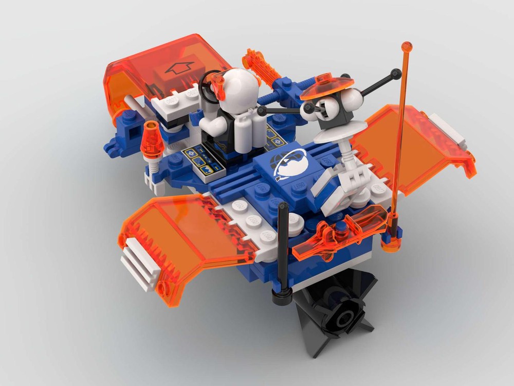 LEGO MOC 6898 Rocket Ship by silenfu | Rebrickable - Build with LEGO