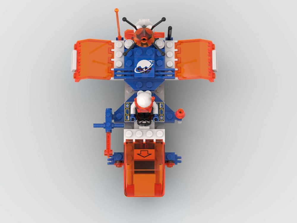 LEGO MOC 6898 Rocket Ship by silenfu | Rebrickable - Build with LEGO