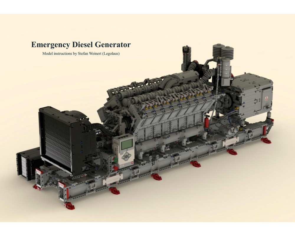 LEGO MOC Emergency V16 Diesel Generator by legolaus | Rebrickable ...