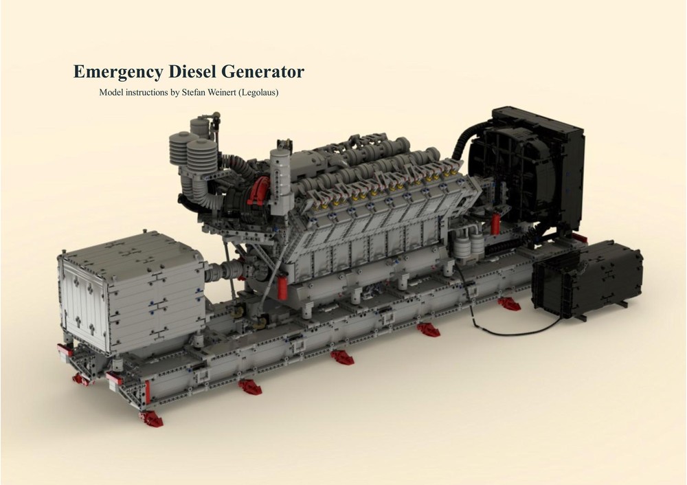 LEGO MOC Emergency V16 Diesel Generator by legolaus | Rebrickable ...
