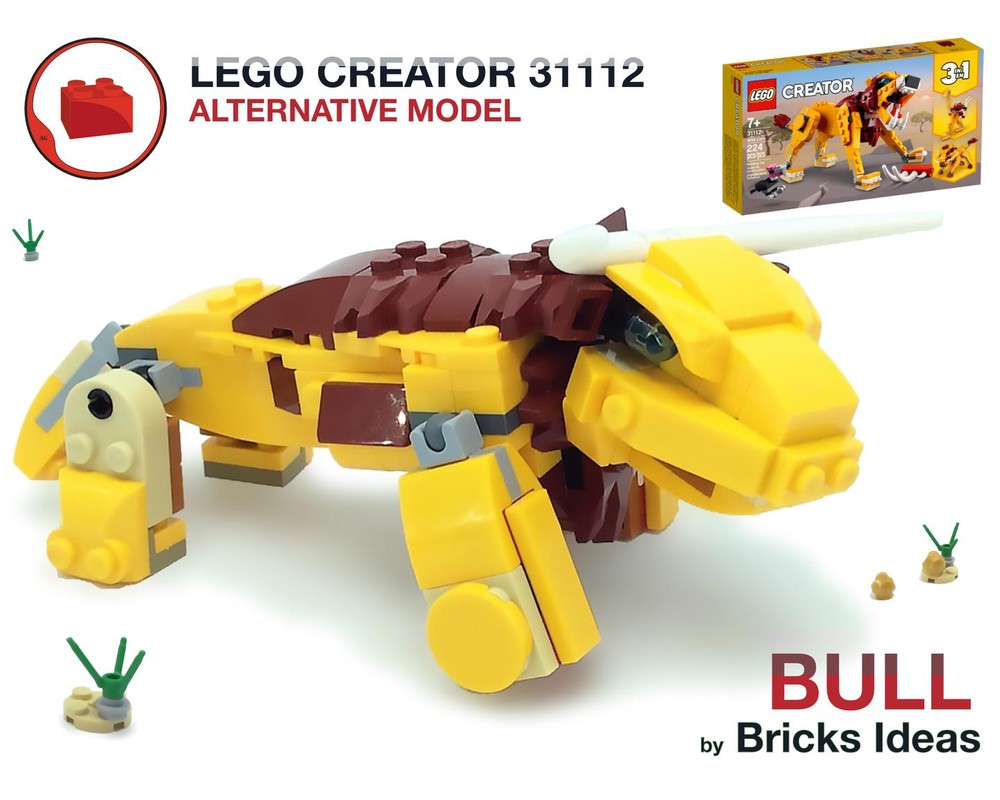 LEGO MOC Bull - Lego Creator 31112 by Bricks Ideas | Rebrickable ...