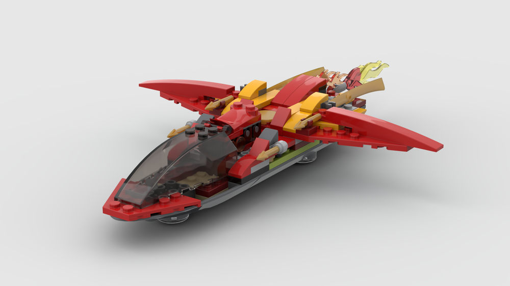 LEGO MOC Kai's Spaceship by MichiB | Rebrickable - Build with LEGO