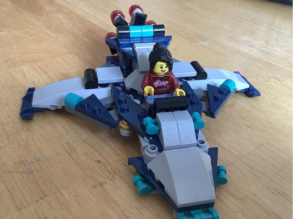 LEGO MOC 80107 Spring Fling Spaceship by CathyVT | Rebrickable - Build ...