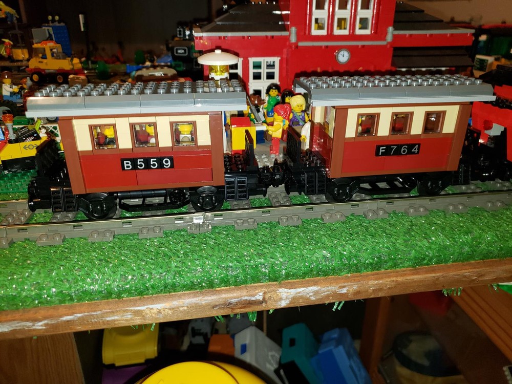 Lego Moc 2 Axle Passenger Coach By Rocket Racer318 Rebrickable