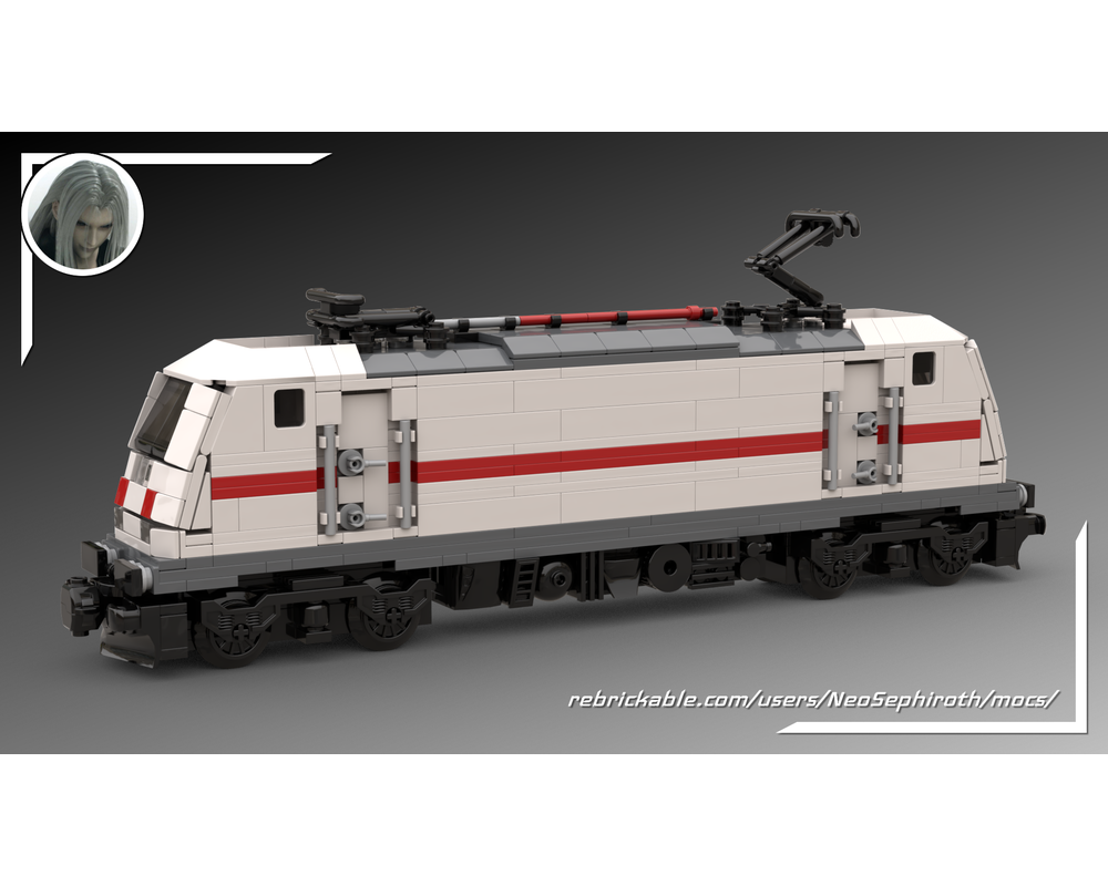 Lego Moc Db Br 146 Intercity Locomotive By Neosephiroth Rebrickable Build With Lego