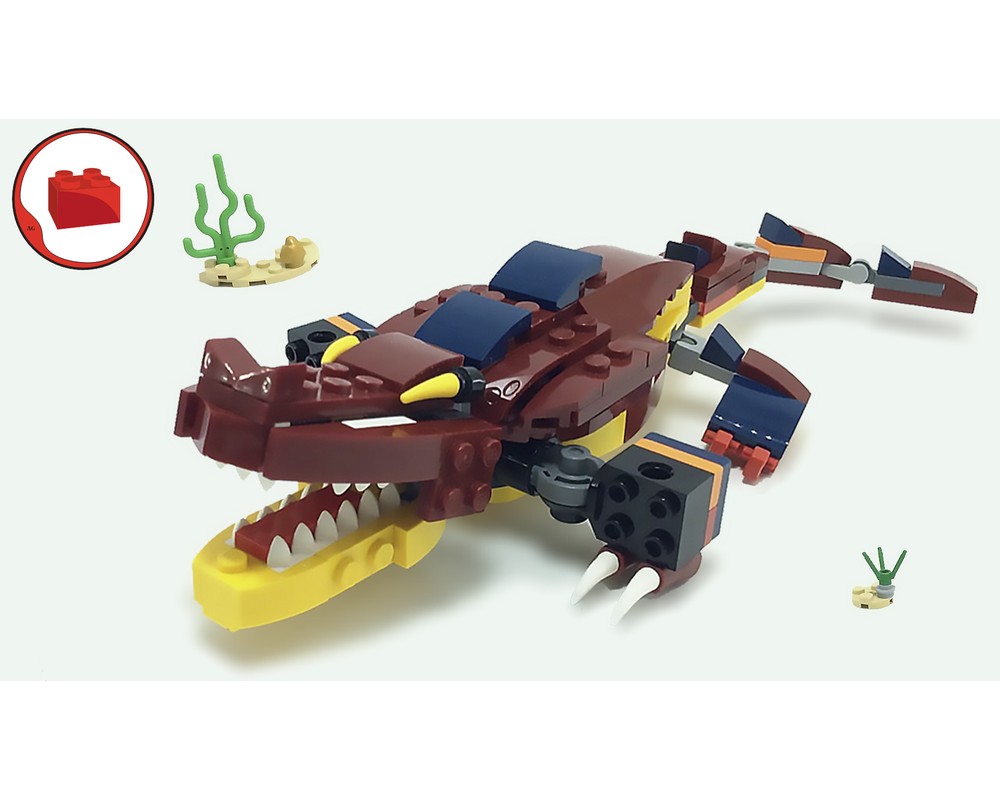 LEGO MOC Crocodile - Lego Creator 31102 set by Bricks Ideas ...