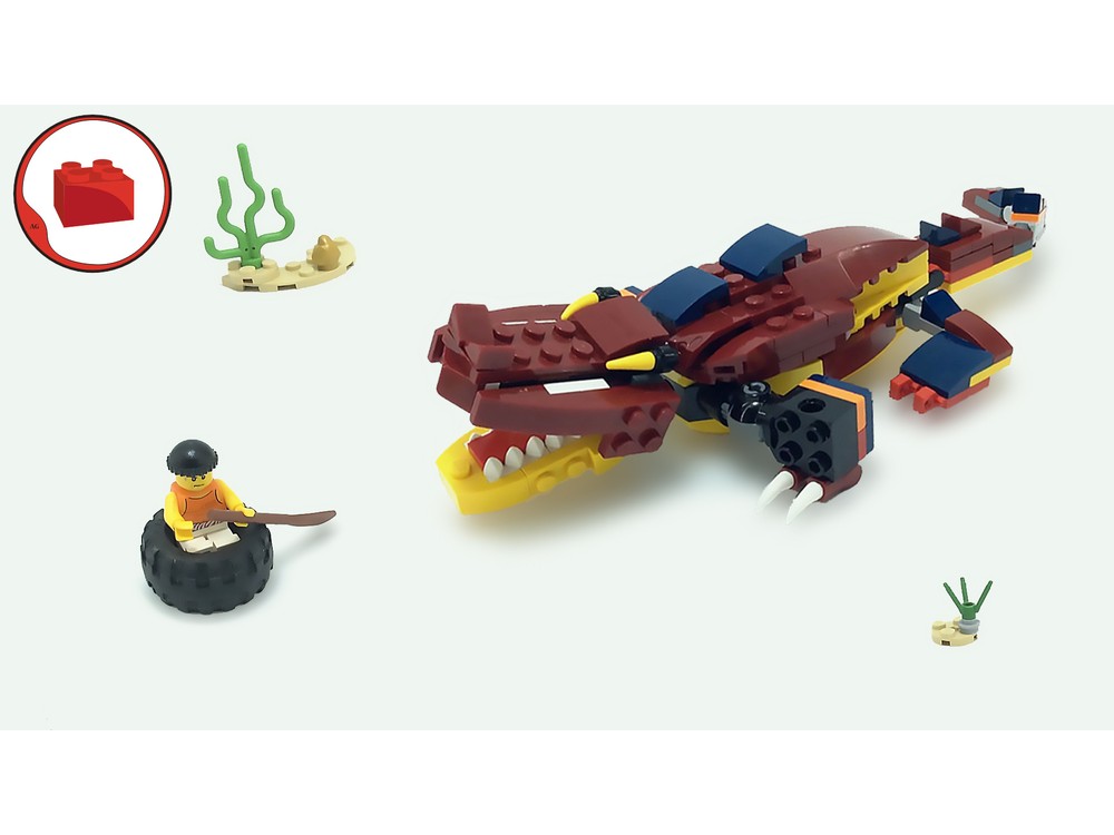 LEGO MOC Crocodile - Lego Creator 31102 set by Bricks Ideas ...