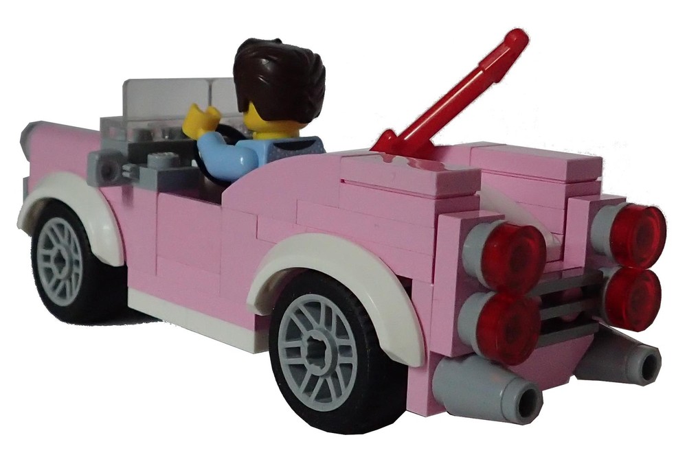 LEGO MOC 4-stud wide American Diner car by dreistein | Rebrickable ...