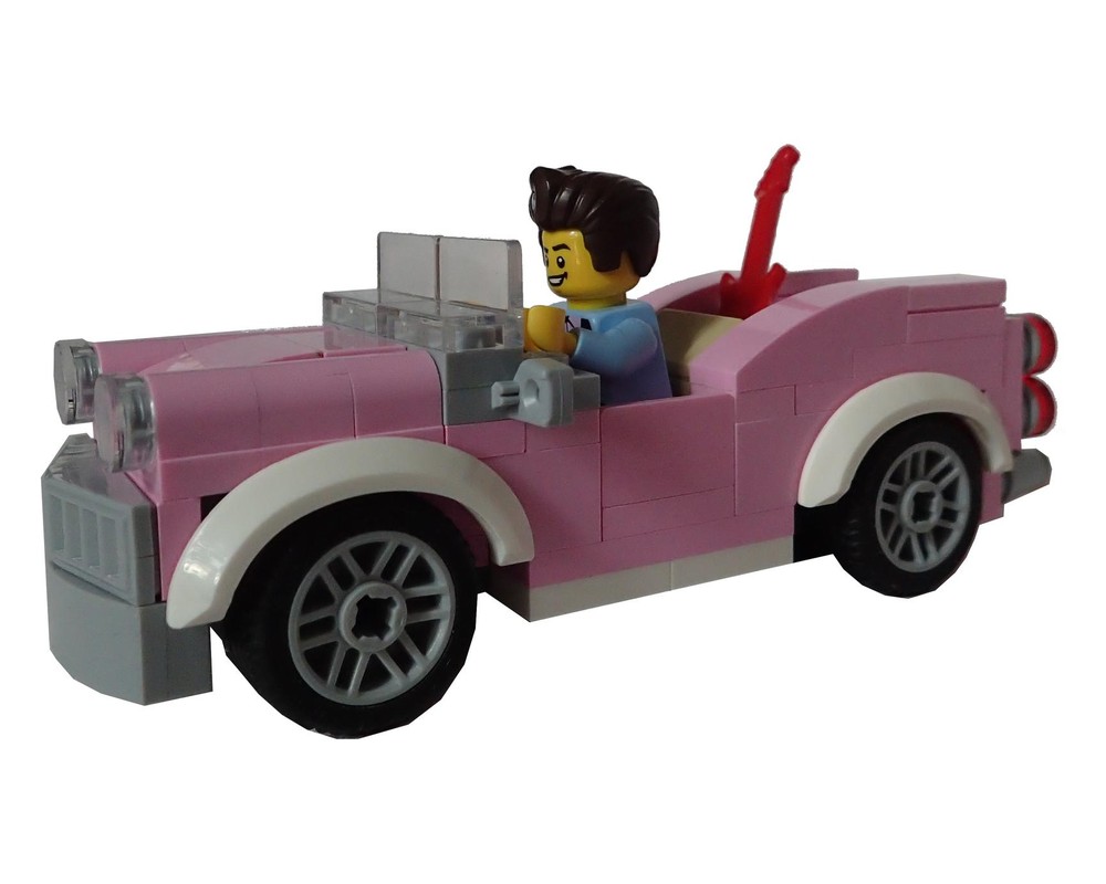 LEGO MOC 4-stud wide American Diner car by dreistein | Rebrickable ...