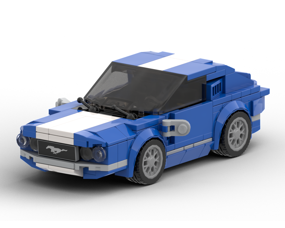LEGO MOC Ford Mustang 60's Blu Version Stud8 by billyballokarlo ...