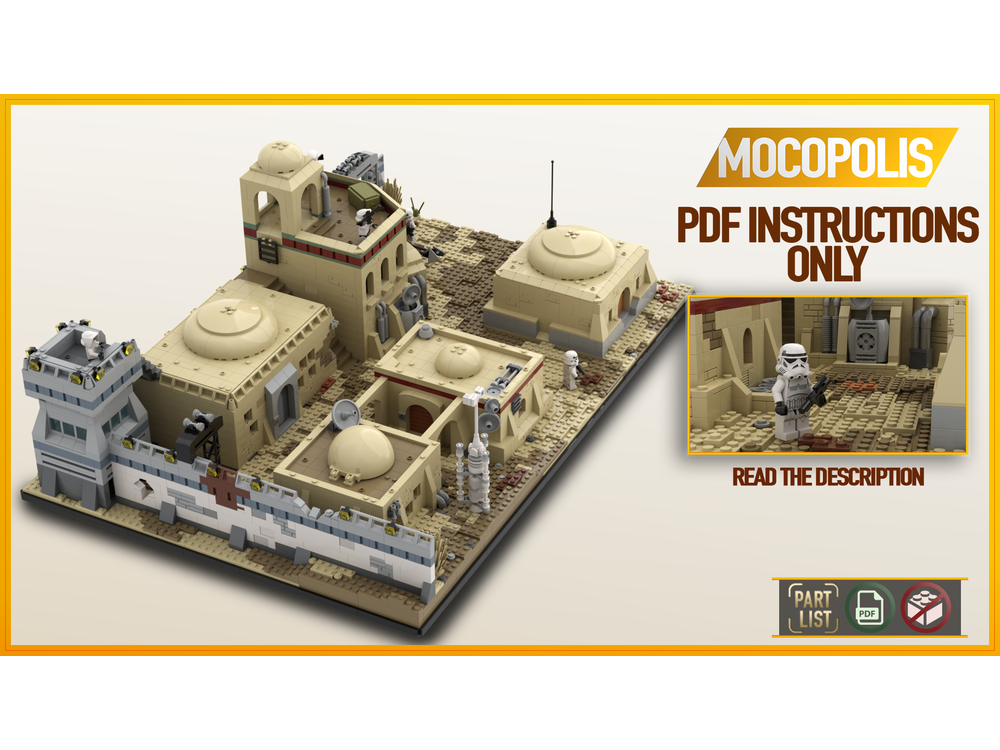 LEGO MOC SW Tatooine At War, pt. 3 by MOCOPOLIS | Rebrickable - Build ...