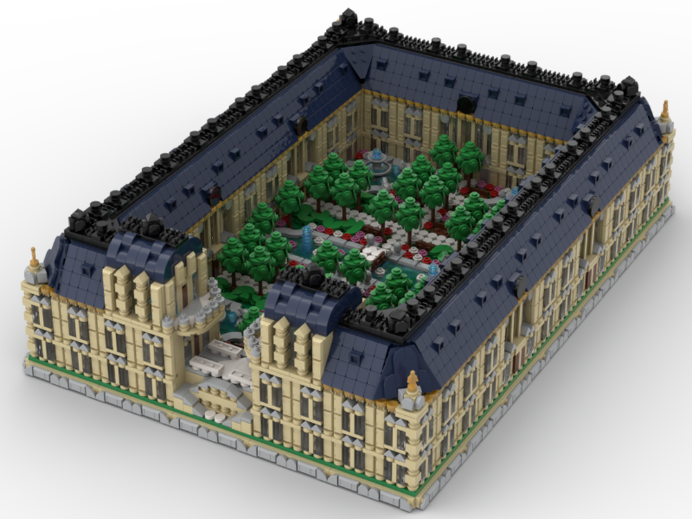 Lego Moc Micromodular Palace By Serenity Rebrickable Build With Lego