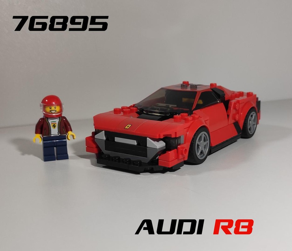 LEGO MOC 76895 Audi R8 by Kirvet | Rebrickable - Build with LEGO