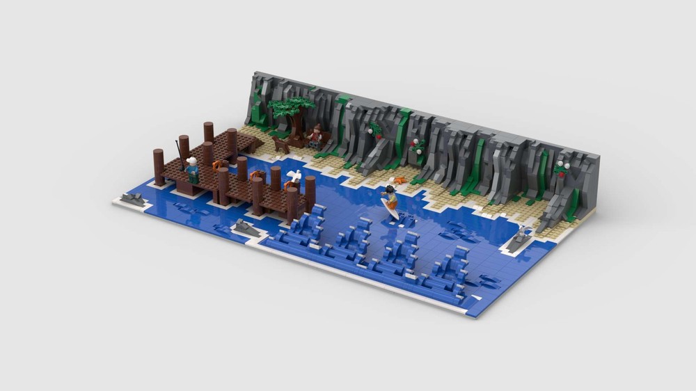 LEGO MOC ----Seaside Dock by AcStudio | Rebrickable - Build with LEGO