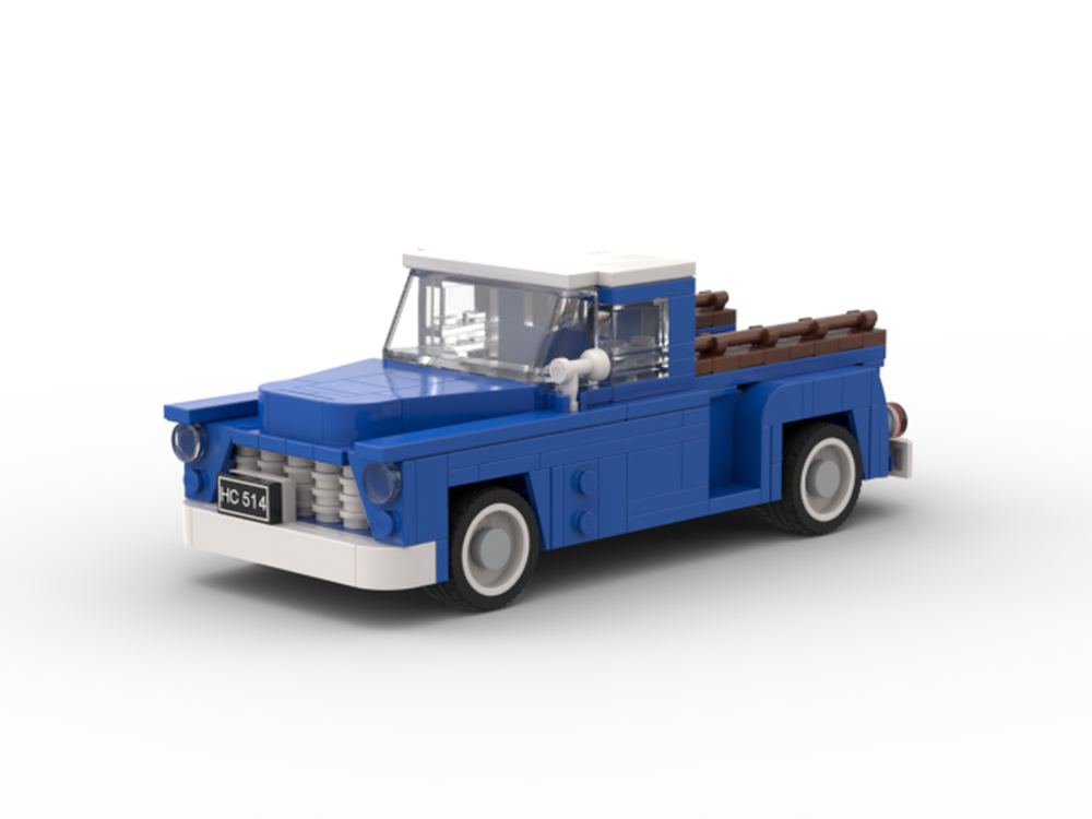 LEGO MOC 1955 Chevrolet Apache Farm Truck by brickhead_07 | Rebrickable ...
