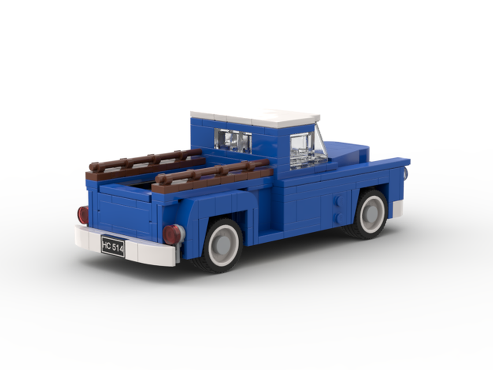 LEGO MOC 1955 Chevrolet Apache Farm Truck by brickhead_07 | Rebrickable ...
