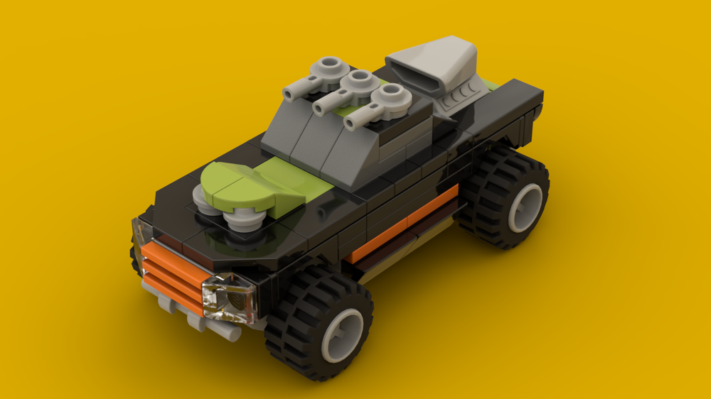 LEGO MOC Mini trophy truck by Mobilox Studios | Rebrickable - Build ...