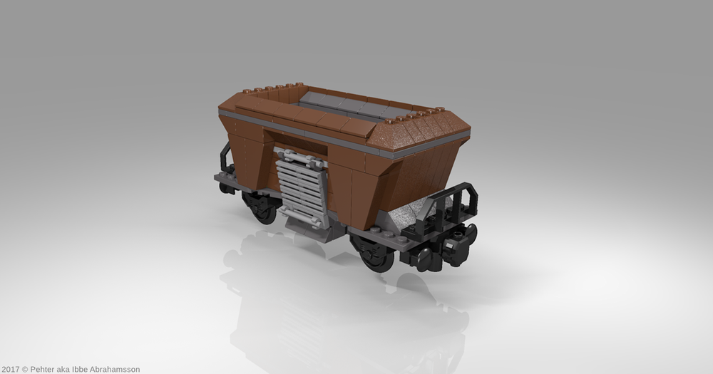 LEGO MOC Hopper car by Pehter | Rebrickable - Build with LEGO