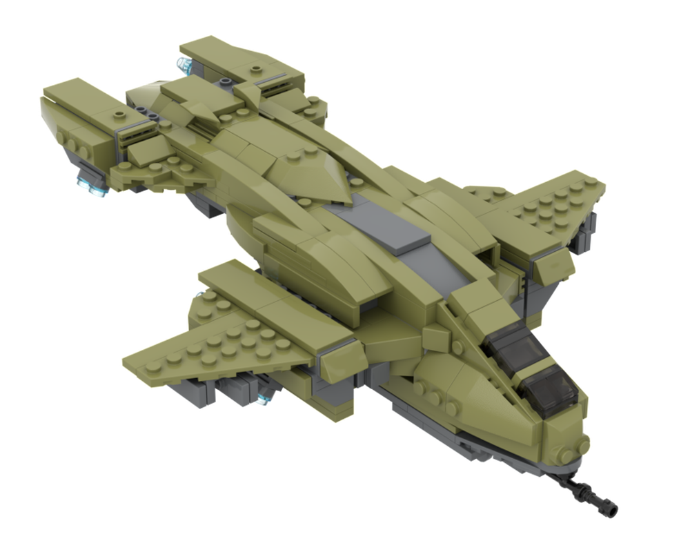 LEGO MOC Halo UNSC Pelican by RidgedBrick | Rebrickable - Build with LEGO