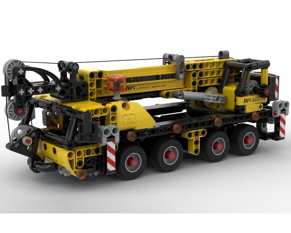 LEGO MOC Mini Mobile Crane by SaperPL | Rebrickable - Build with LEGO
