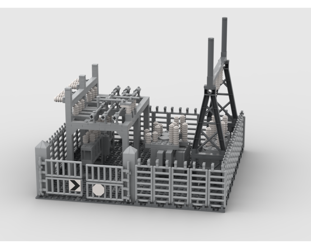 LEGO MOC Electric Substation by ru4given | Rebrickable - Build with LEGO