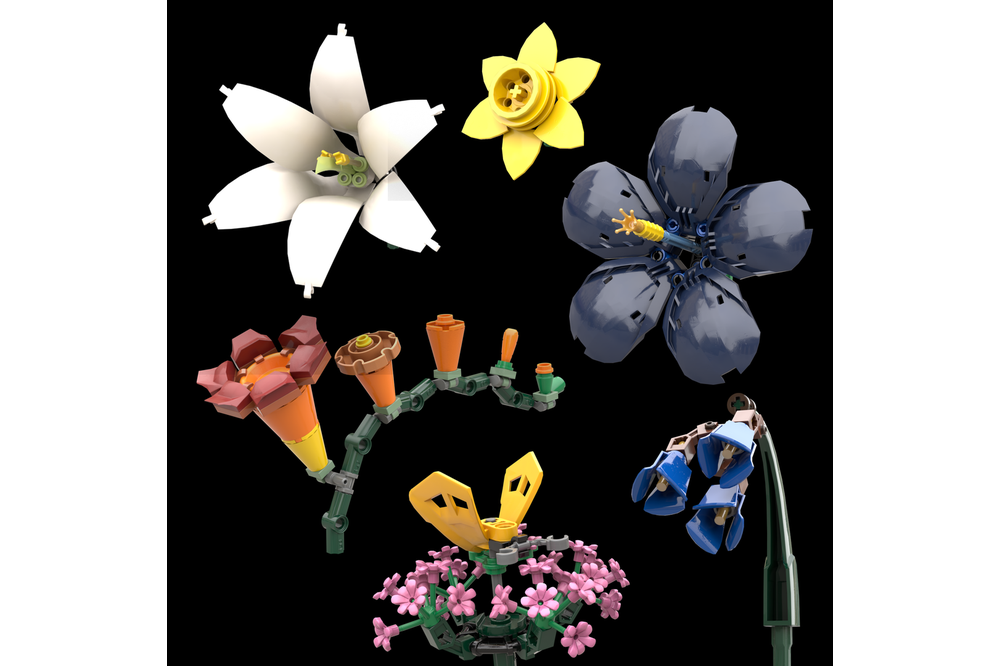 LEGO MOC a08a White Poppy - Ultimate Flower Collection by tmunz ...
